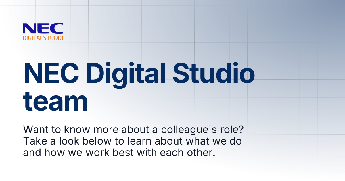 NEC Digital Studio team | Playbook