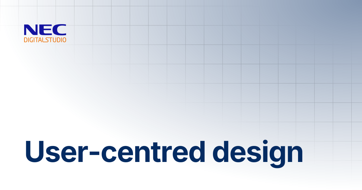 User-centred design | Playbook